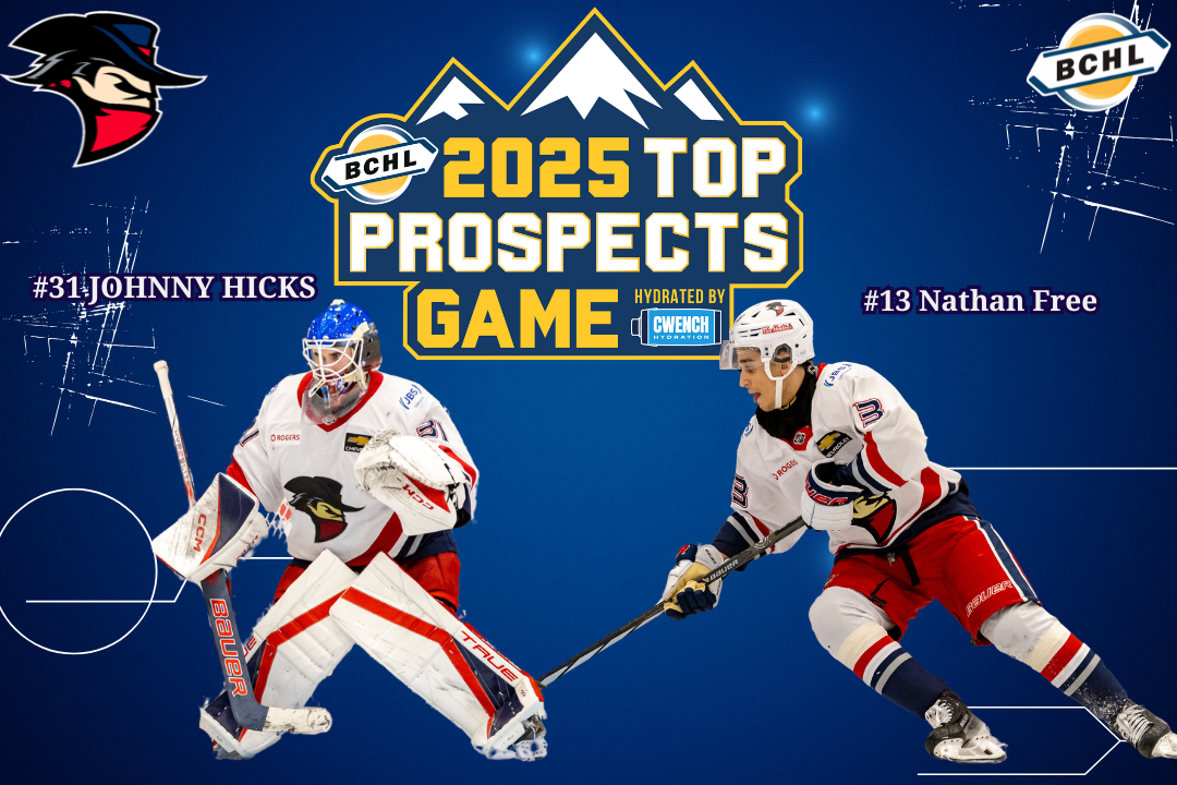 Johnny Hicks and Nathan Free named to 2025 BCHL Top Prospects Game | Brooks Bandits
